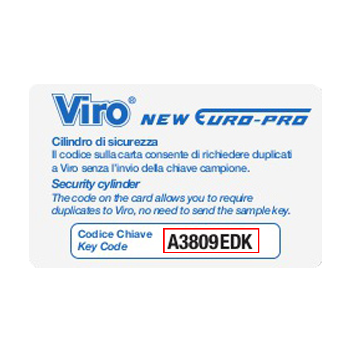 Pre-Cut Viro Dimple Key - sold individually – Keyline Store